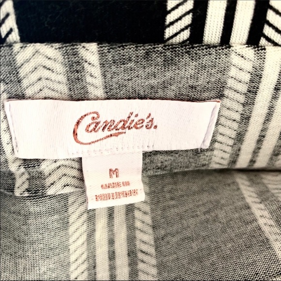 Candie's | Skirts | Candies Double Split Front Black White Maxi Mini ...